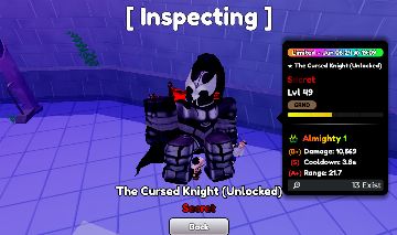 IGRIS ALMIGHTY EVOLUÍDO LEVEL 49 B+ S A+ - Roblox - Anime Defenders - GGMAX