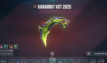 CUSTO BENEFÍCIO - KARAMBIT VCT/2025 - - Valorant - Contas - GGMAX
