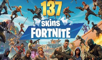 Fortnite 137 skins + Lara Croft + Gold - Fortnite - Contas Fortnite - GGMAX