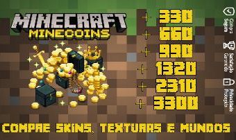 GIFT CARD MINECRAFT - 500 MOEDAS - - Gift Cards - GGMAX