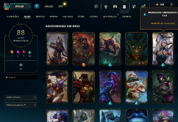 CONTA LOL 88 SKINS (TEM LENDARIA) - League of Legends - Contas - GGMAX