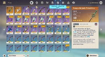 Keking+Furina+Baizhu+Lança de jade e - Genshin Impact - Contas - GGMAX