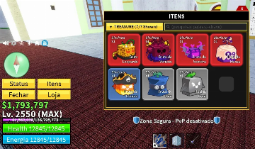 CONTA COM LEOPARDO E DOUGH NO INV / GOD - Roblox - Blox Fruits - GGMAX