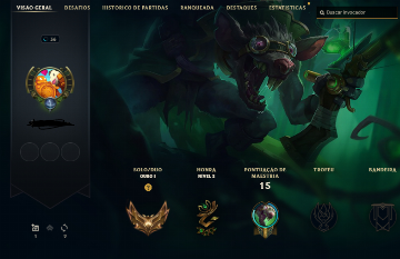 [BR] SUPER PROMOÇÃO CONTA GOLD 1 MMR - League of Legends - Contas - GGMAX