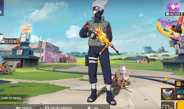 CONTA FF[KAKASHI]NINJA BRANCO]+1000 - Free Fire - Contas Free Fire - GGMAX