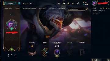 ACC nvl 350, 216 skins, + de 1200 de - League of Legends - Contas - GGMAX