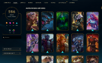 Conta unranked com 286 skins - League of Legends - Contas - GGMAX