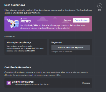 Conta Com 1 Ano De Nitro Gaming + Badge - Discord - GGMAX