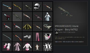 Conta PUBG Steam [ PROGRESSIVE Azure - PUBG - GGMAX