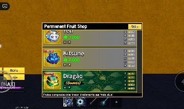 Conta Blox fruits + dragon perma + - Roblox - Blox Fruits - GGMAX