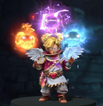 Persona Invoker Kid com Skin Angel of - DOTA 2 - Itens - GGMAX