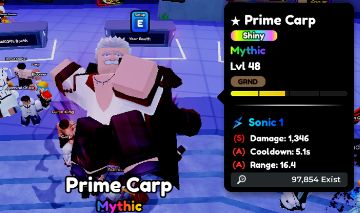 Anime Defenders Shiny Carp(Garp) Evolved - Roblox - Anime Defenders - GGMAX