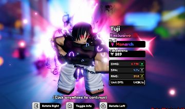 Conta com Toji EVO MONARCH!!! - Roblox - Anime Vanguards - GGMAX