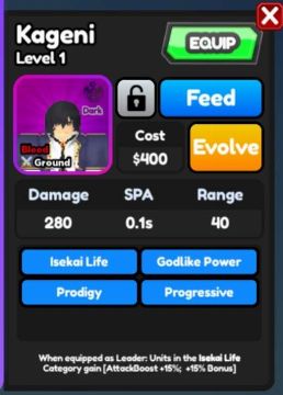 Cid / Kageni pure (all star tower - Roblox - Outros jogos Roblox - GGMAX