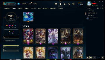 Conta LOL 201 Skins No Lol - League of - League of Legends - Contas - GGMAX