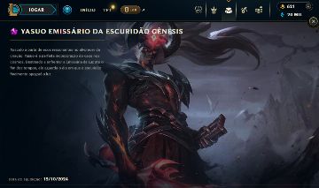 Conta Yasuo Full skin/Croma+Emotes - League of Legends - Contas - GGMAX