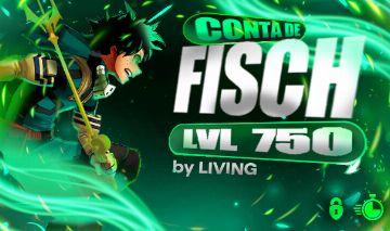 FISCH CONTA! LVL 750 com HEAVENS ROD E - Roblox - Fisch - GGMAX