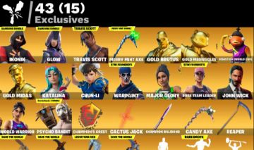 CONTA FORT COM IKONIC GLOW TRAVIS SCOOT - Fortnite - Contas Fortnite ...
