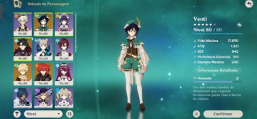 WRIOTHESLEY C1 + BIS VENTI + BIS + - Genshin Impact - Contas - GGMAX