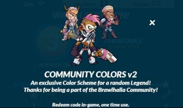 Brawlhalla community colors v2 - Brawlhalla - Códigos, Keys e Skins - GGMAX