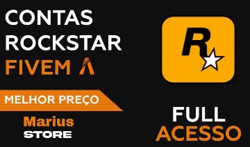Contas Rockstar para FIVEM! 100% (MENOR - GTA - GTA Roleplay - GGMAX