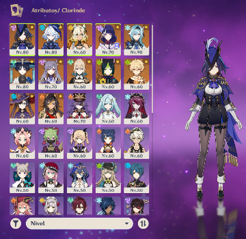 FURINA COM BISS + RAIDEN + CLORINDE + - Genshin Impact - Contas - GGMAX