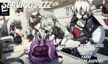Serviços ZZZ: Farm, Eventos, UP de - Zenless Zone Zero - GGMAX