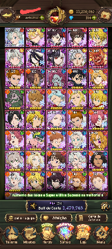 CONTA 7DS COM VARIOS PERSONAGENS OP - Seven Deadly Sins - GGMAX