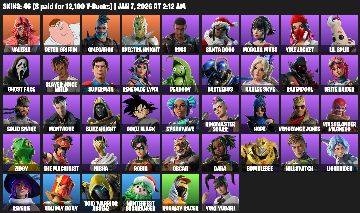 46 SKINS goku black/ Superman/ Solid - Fortnite - Contas Fortnite - GGMAX