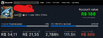 Conta de steam com aproximadamente 1k - Steam - Contas Steam - GGMAX
