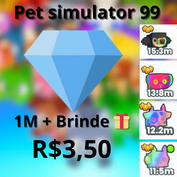 PET SIMULATOR 99-PS99 PETS/GEMAS - Roblox - Pet Simulator 99 - GGMAX