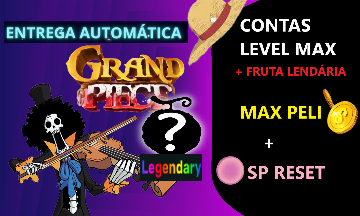 CONTA LEVEL MAX + FRUTA Lendária GPO - Roblox - Grand Piece - GGMAX