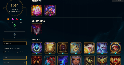 Conta de LOL com 111 skins - League of Legends - Contas - GGMAX