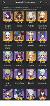 Raiden c1+bis, Kazuha+bis, Ayaka, - Genshin Impact - Contas - GGMAX