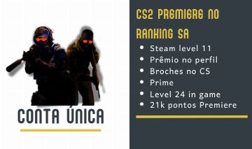 CS2 PREMIERE | CONTA STEAM ATRATIVA LVL - Counter Strike 2 - Contas e outros - GGMAX