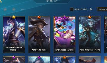 CONTA MAIN MID/JG COM SKINS RARAS - League of Legends: Wild Rift ...