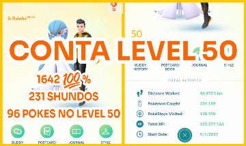 Conta Pokémon Go Level 50 - Pokemon GO - GGMAX