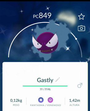 Raro Gastly Shiny - Pokémon Go - Pokemon GO - GGMAX