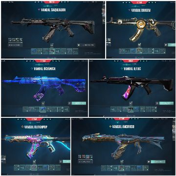 45 skins e 3 facas !! (equilibrium, - Valorant - Contas (email não ...