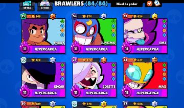 Conta Brawl Stars como 84/84 brawlers - Brawl Stars - GGMAX