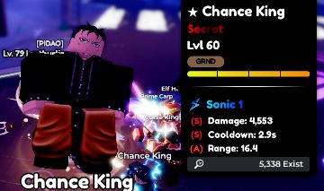 Hakari (Chance King) Evo Anime Defenders - Roblox - Anime Defenders - GGMAX