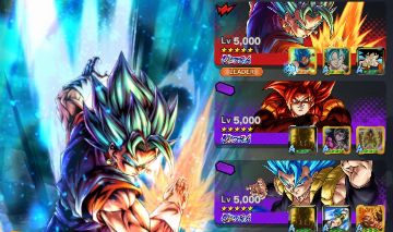 Conta com Gogeta ss4 ultra, vegito BLUE - Dragon Ball Legends - GGMAX