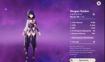 Conta AR60 com Raiden Shogun C6 e arma - Genshin Impact - Contas - GGMAX