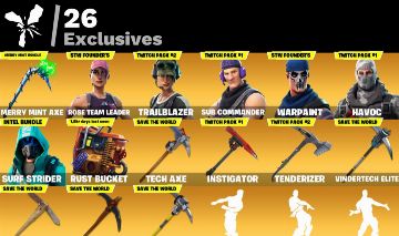 86 Skins | Minty | Surf Strider | Pack - Fortnite - Contas Fortnite - GGMAX