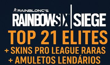 Conta Rainbow Six Siege 21 Elites - Rainbow Six - Contas R6 - GGMAX