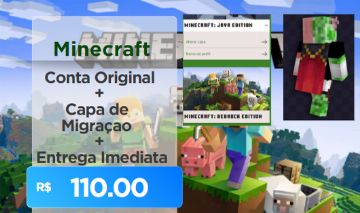 Conta de MInecraft java e bedrock - Minecraft - Contas - GGMAX
