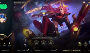 Conta com a skin lendária MF fera - League of Legends: Wild Rift ...