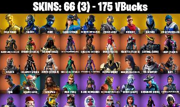 CONTA FORTNTIE COM 66 SKINS FIXER/CLOUD - Fortnite - Contas Fortnite ...