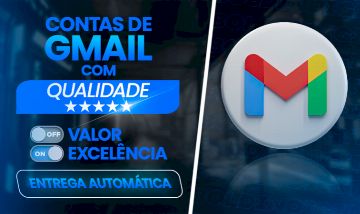 CONTAS GMAIL/GOOGLE NOVAS OU CONTA - Emails - GGMAX
