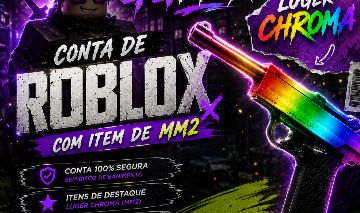 Conta Roblox MM2- Luger Chroma - Roblox - Murder Mystery 2 - GGMAX